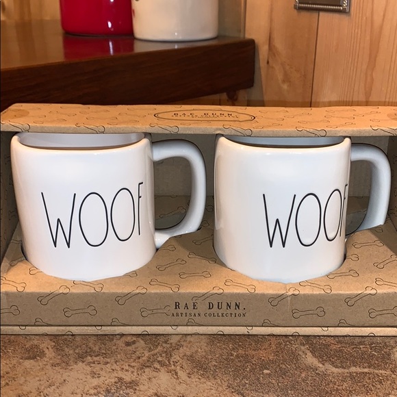 Rae Dunn | Dining | Rae Dunn Woofset Of 2 Mugs | Poshmark